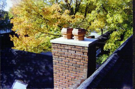 CHIMNEY CROWNS ARE MADE OF 4" THICK CONCRETE AND ARE THE FIRST LINE OF ...